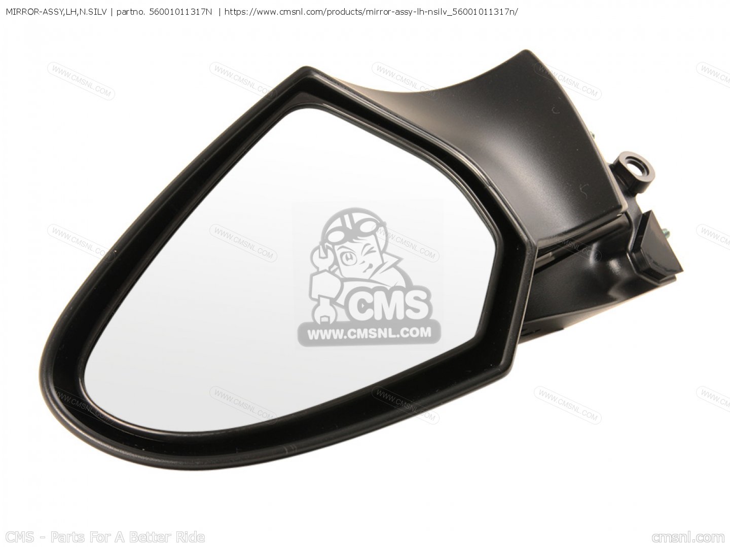 MIRROR-ASSY,LH,N.SILV for ZG1400A8F CONCOURS 14 2008 USA / ABS - order ...