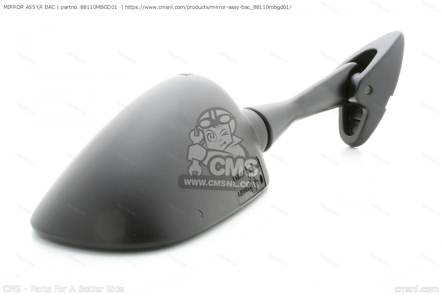 88110MBGD01: Mirror Assy,r Bac Honda - buy the 88110-MBG-D01 at CMSNL