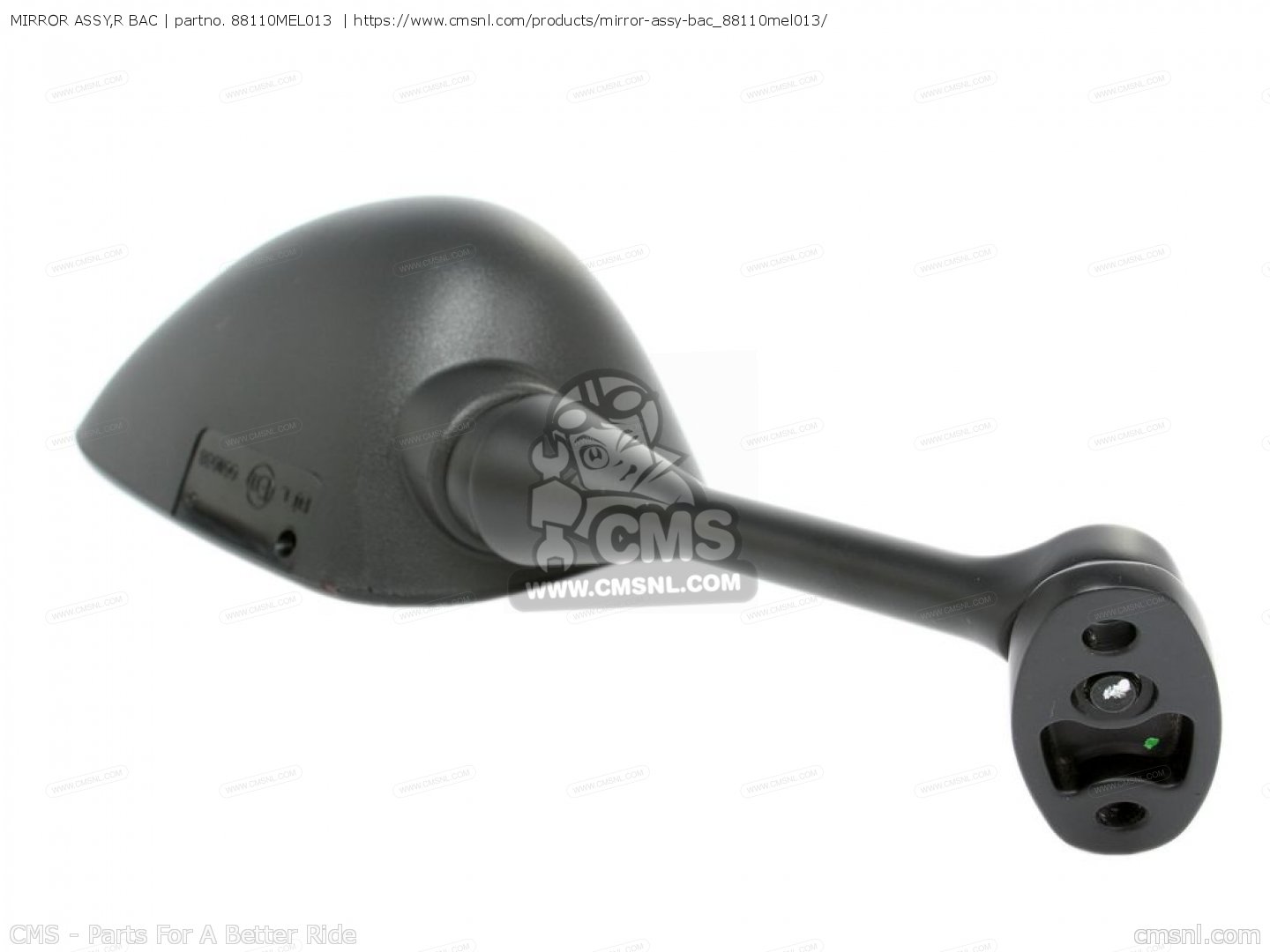 88110MEL013: MIRROR ASSY,R BAC Honda - buy the 88110-MEL-013 at CMSNL