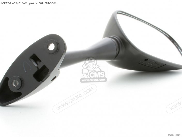 88110MBGD01: Mirror Assy,r Bac Honda - buy the 88110-MBG-D01 at CMSNL
