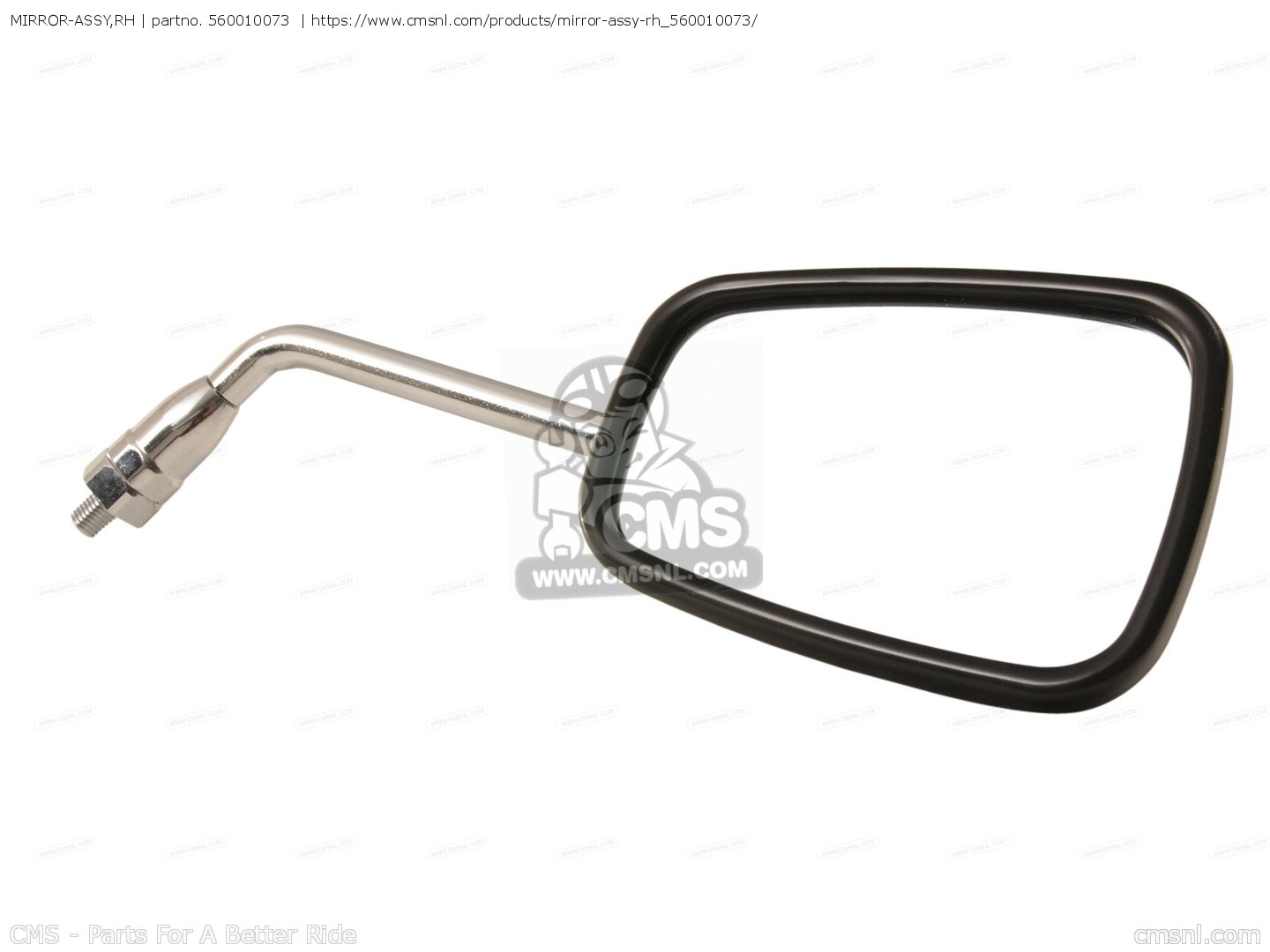 560010073: Mirror-assy,rh Kawasaki - buy the 56001-0073 at CMSNL