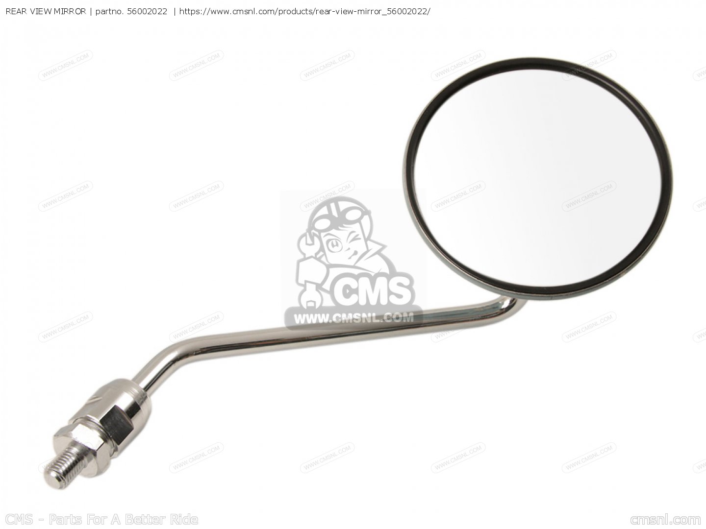 56002022: Mirror-assy,rh Kawasaki - buy the 56002-022 at CMSNL