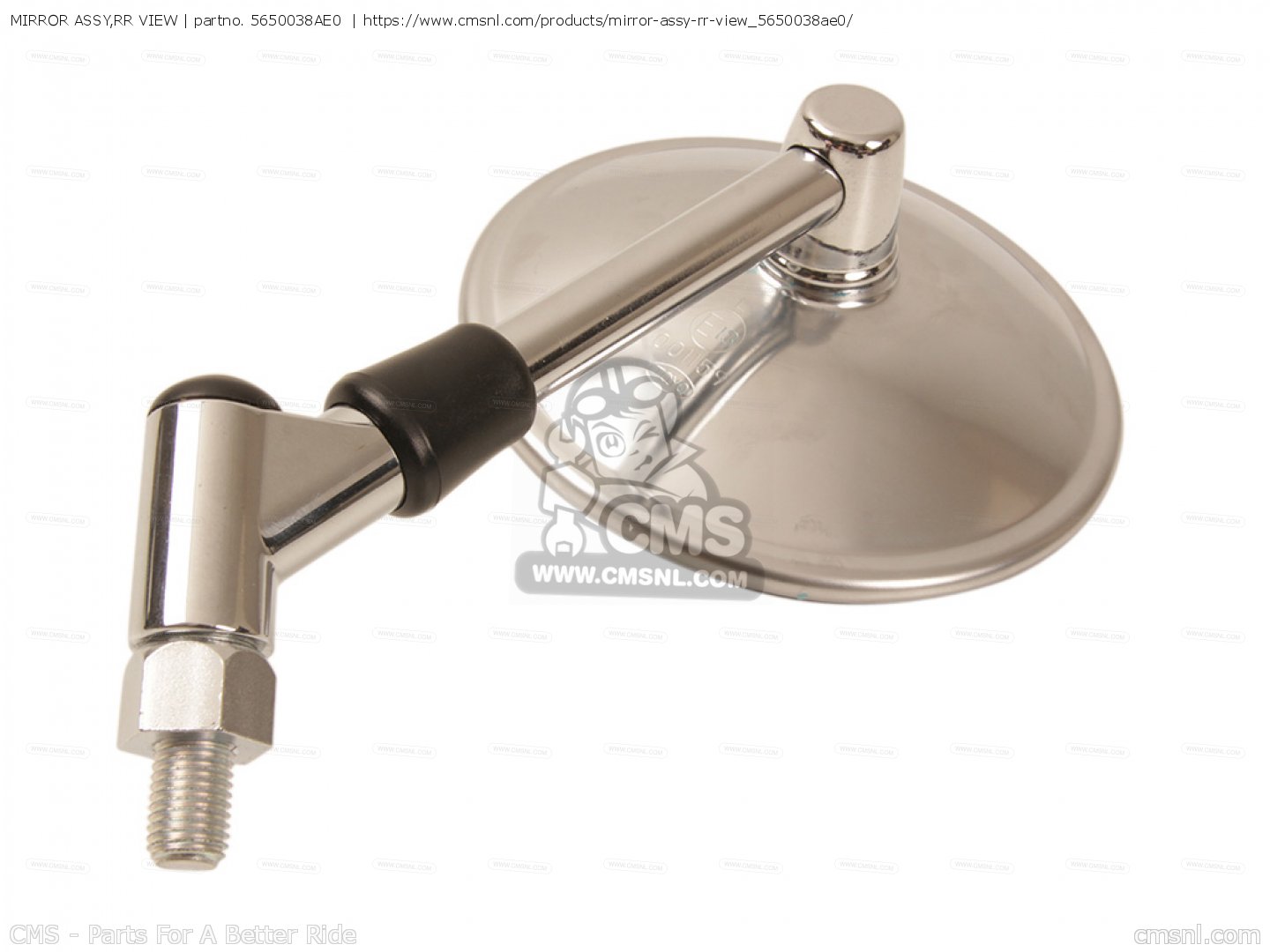 5650038AE0: MIRROR ASSY,RR VIEW Suzuki - buy the 56500-38AE0 at CMSNL