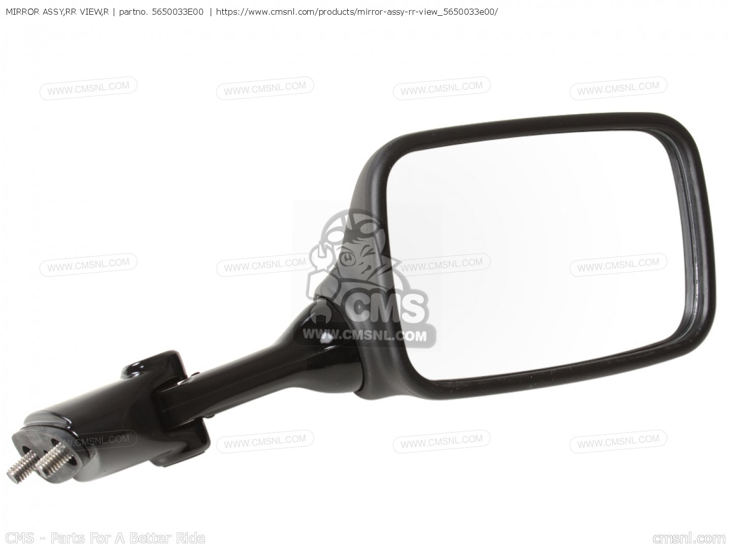 5650033E00: MIRROR ASSY,RR VIEW,R Suzuki - buy the 56500-33E00 at CMSNL