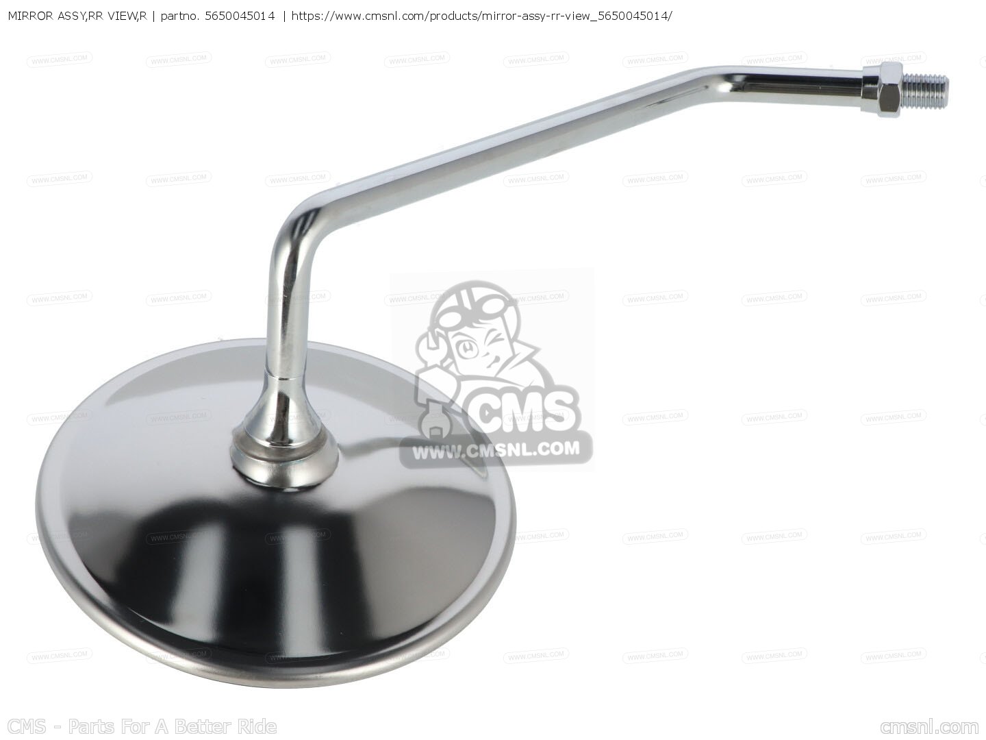 5650045014: MIRROR ASSY,RR VIEW,R Suzuki - buy the 56500-45014 at CMSNL