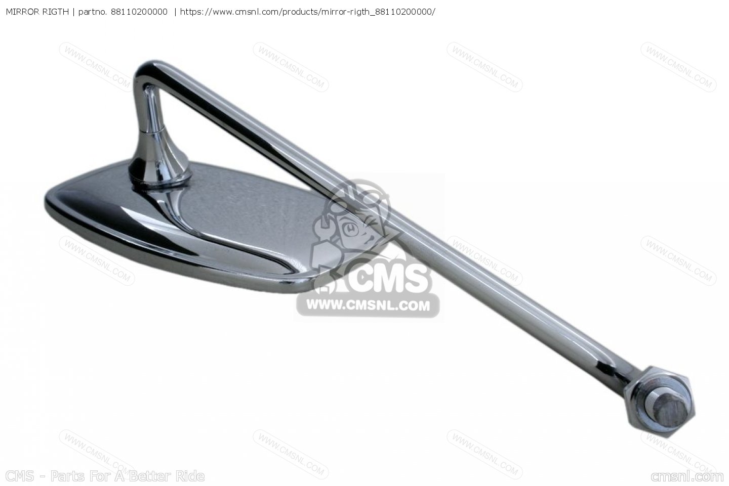 MIRROR, BACK R. for Honda - order at CMSNL