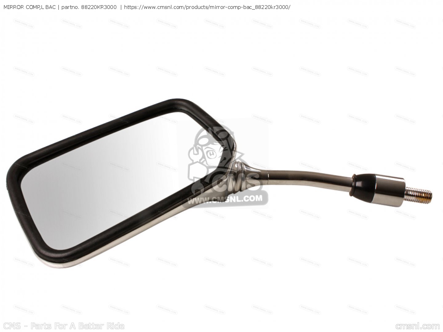 88220KR3000: MIRROR COMP,L BAC Honda - buy the 88220-KR3-000 at CMSNL