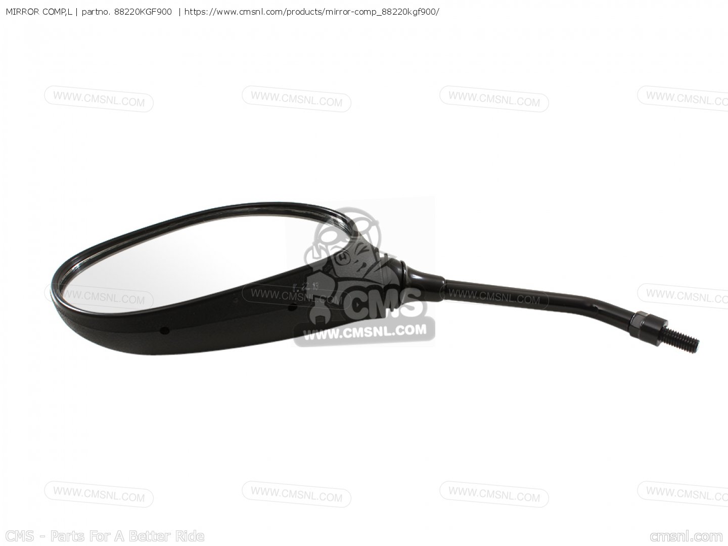 88220KGF900: MIRROR COMP,L Honda - buy the 88220-KGF-900 at CMSNL