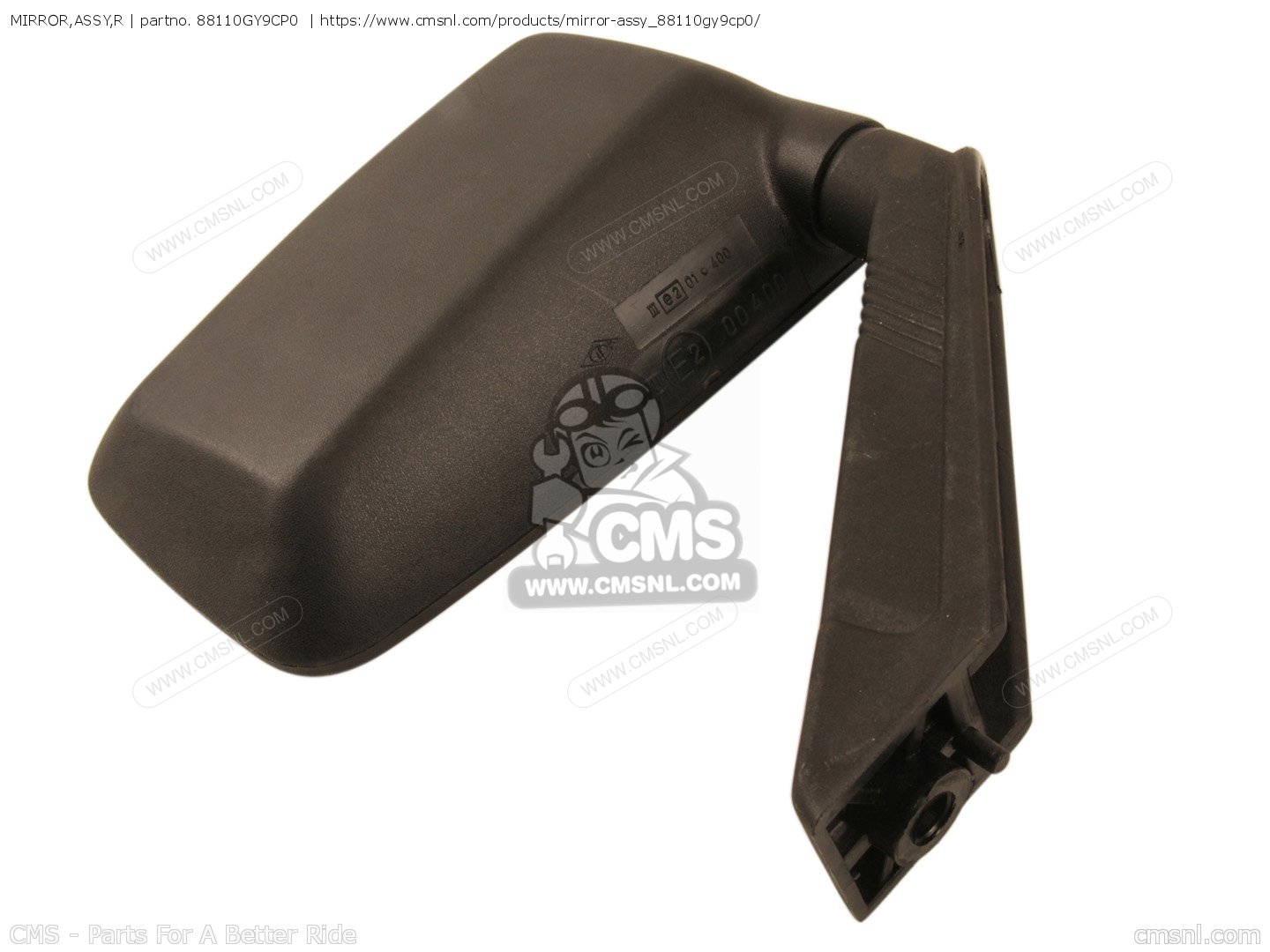 88110GY9CP0: Mirror,assy,r Honda - buy the 88110-GY9-CP0 at CMSNL