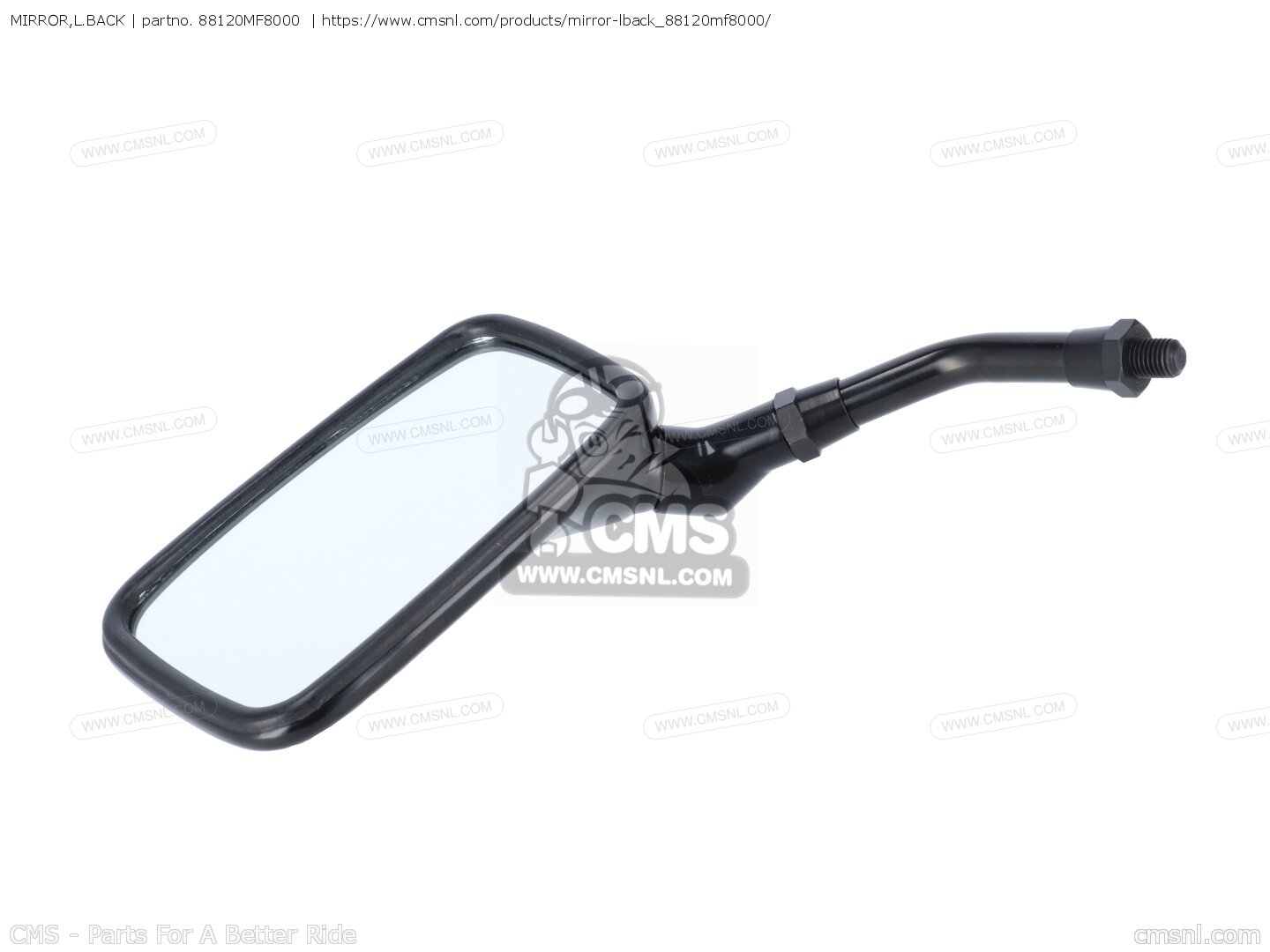 88120MF8000: Mirror,l.back Honda - buy the 88120-MF8-000 at CMSNL