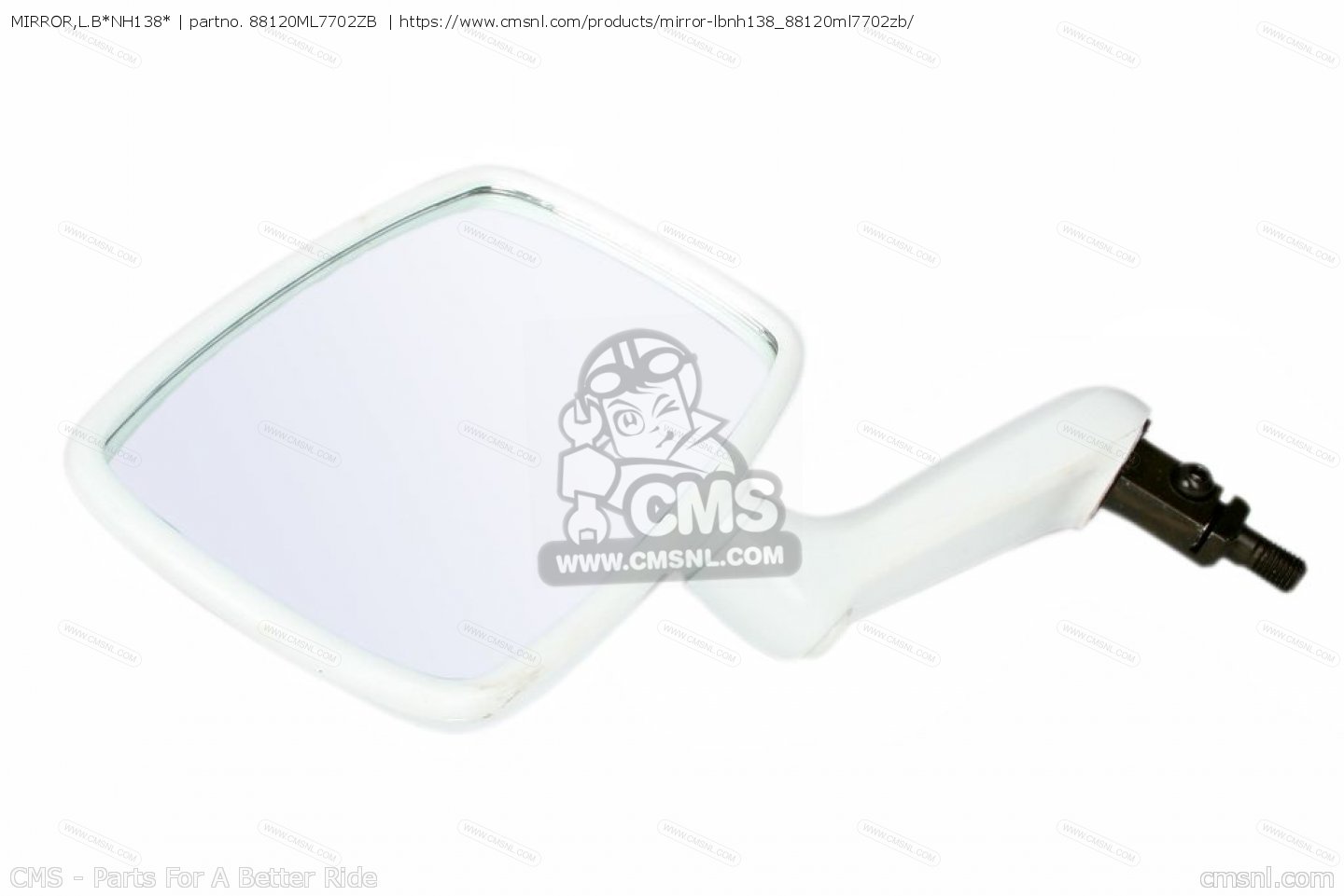 MIRROR,L.B*NH138* for VFR750F INTERCEPTOR 1988 (J) AUSTRIA / KPH REF ...