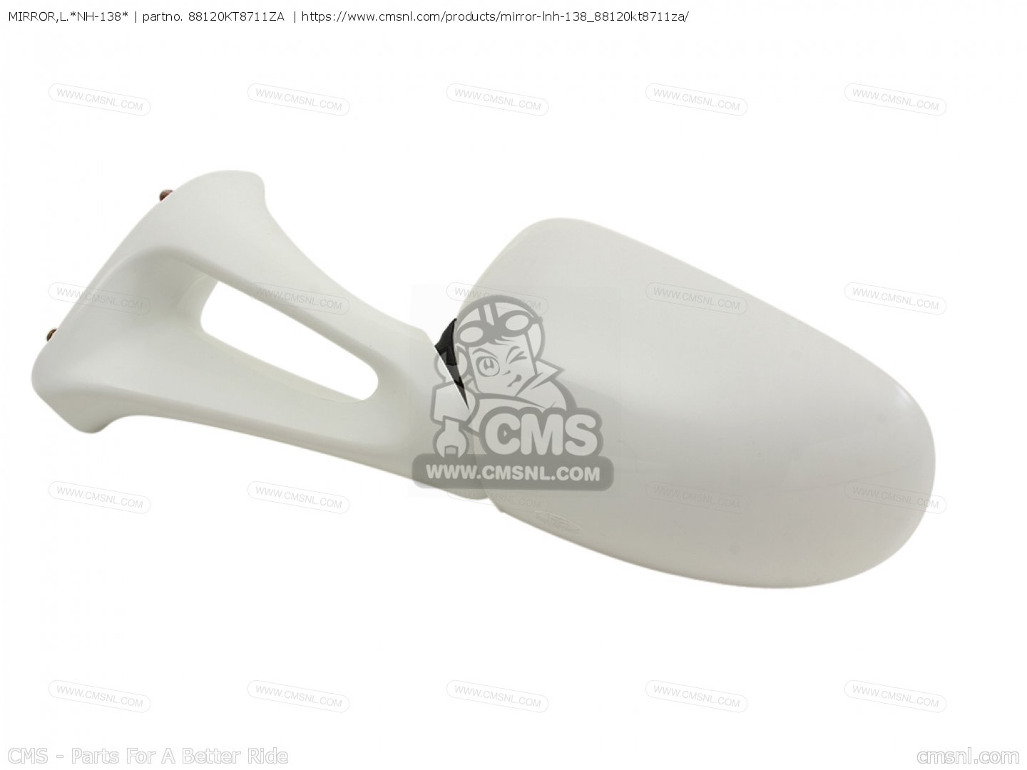 MIRROR,L.*NH-138* for CBR400R 1986 (G) JAPANESE DOMESTIC / NC23-100 ...