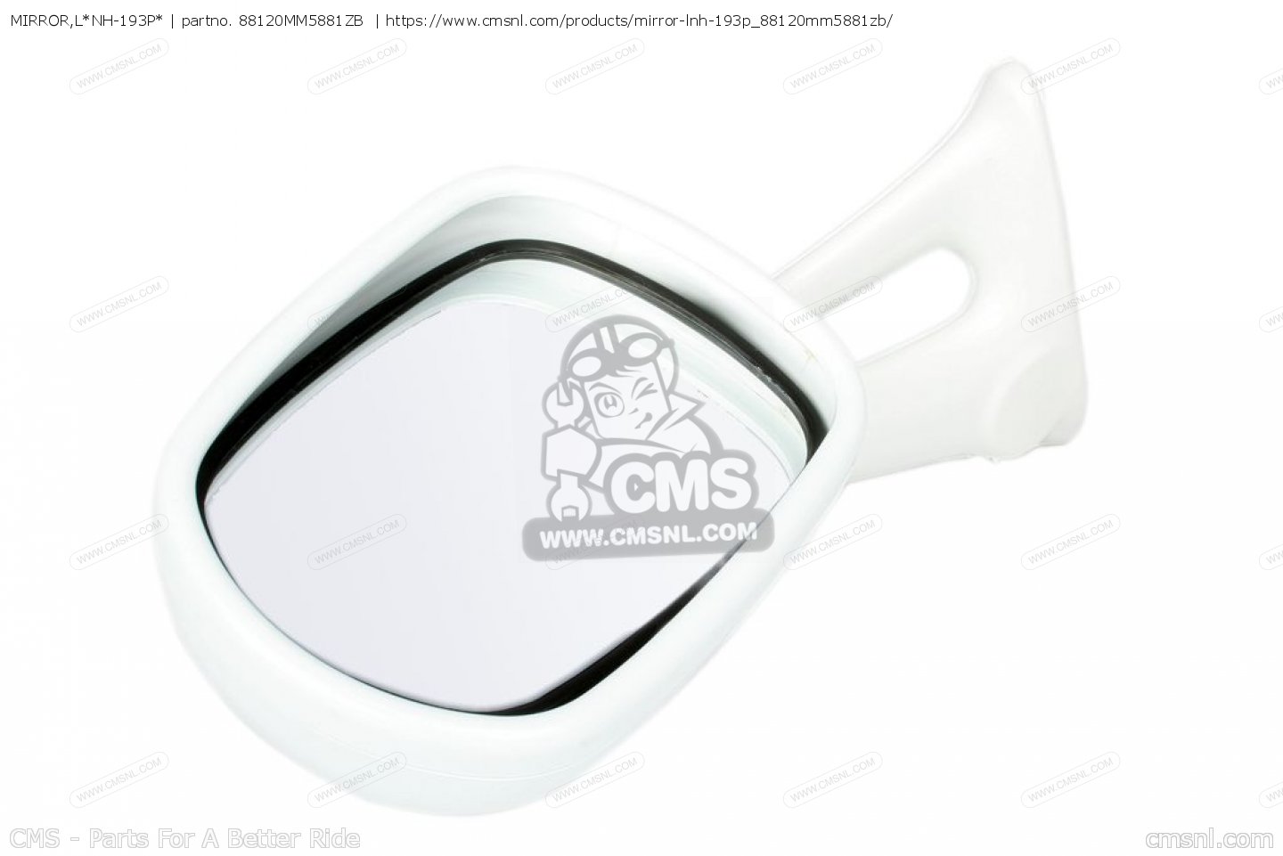 MIRROR,L*NH-193P* for CBR1000F HURRICANE1000 1988 (J) ENGLAND - order ...
