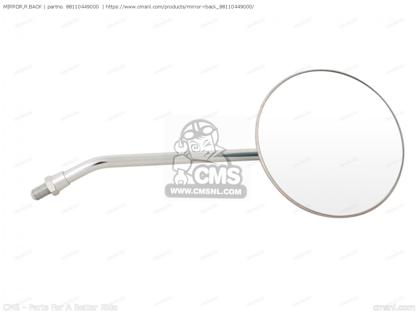 88110449000: Mirror,r.back Honda - buy the 88110-449-000 at CMSNL