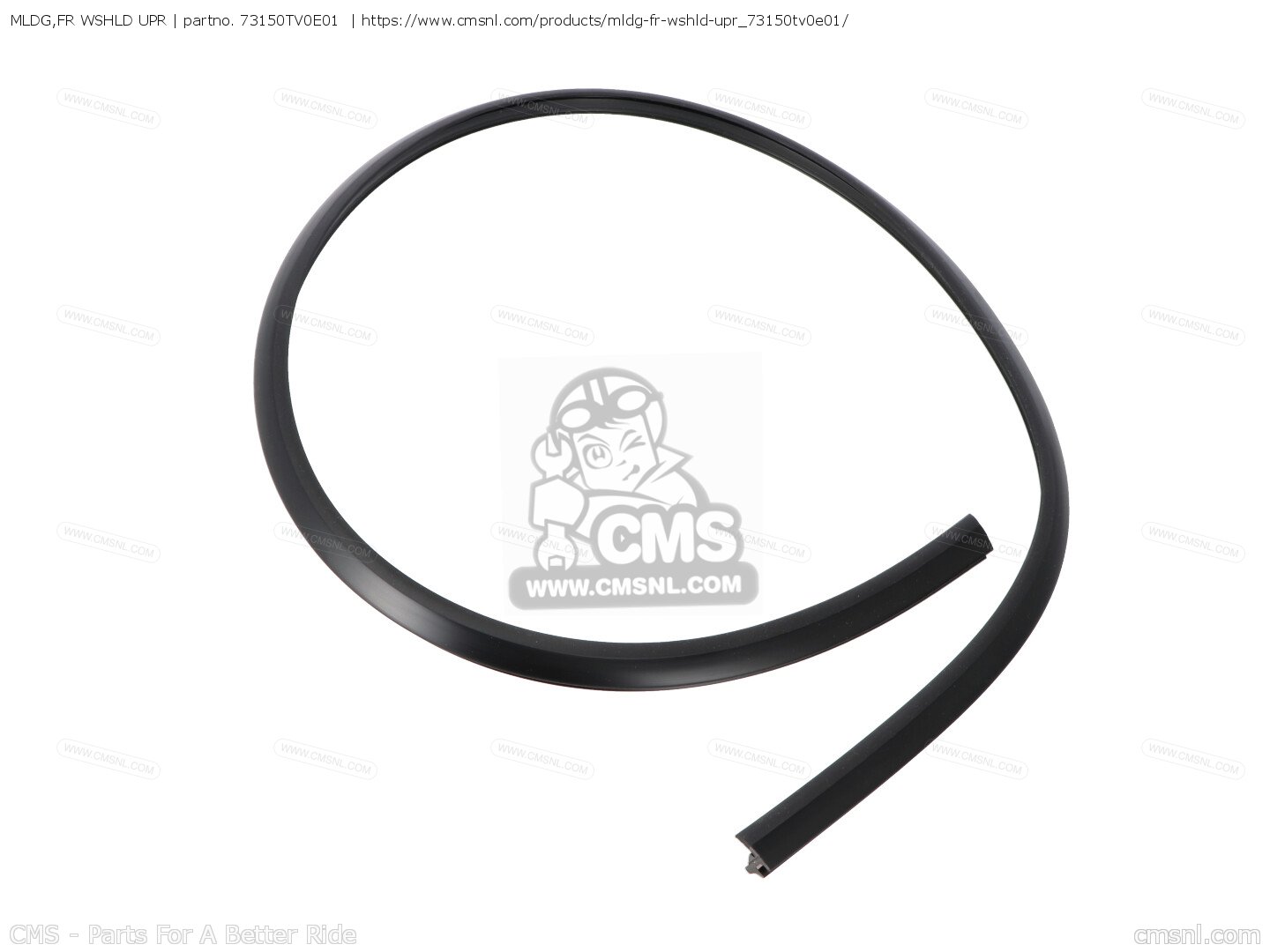 73150-TV0-E01 Mldg,Fr Wshld Upr, 73150TV0E01 Honda