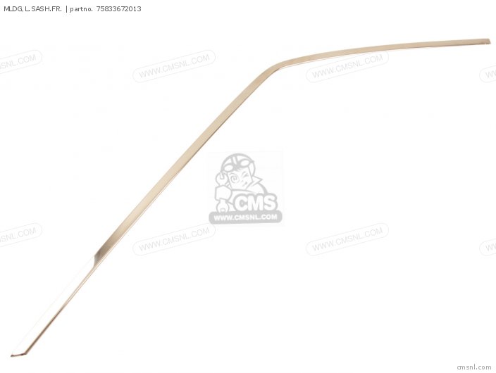 75833672013: Mldg,l.sash.fr. Honda - buy the 75833-672-013 at CMSNL