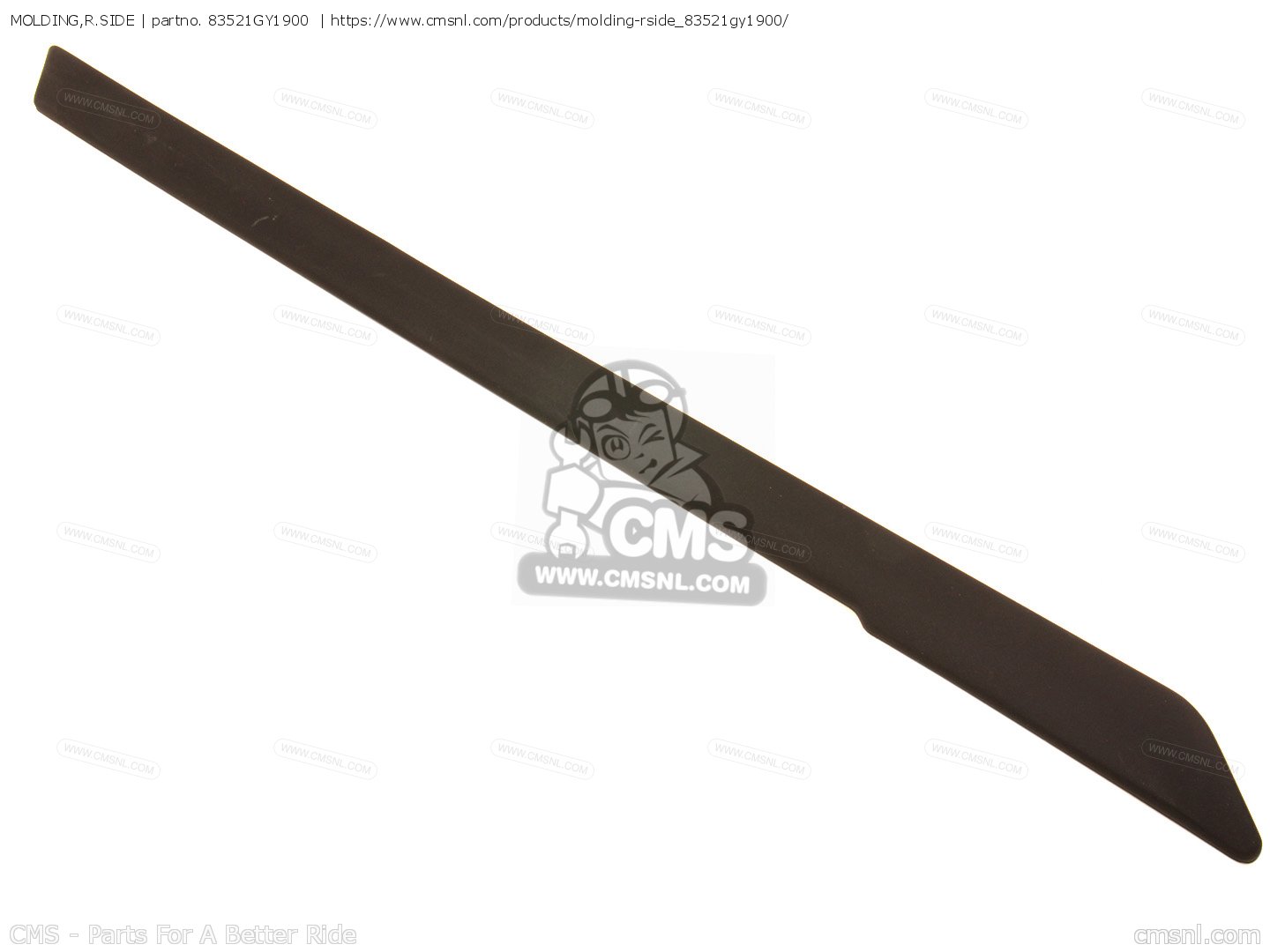 83521GY1900: Molding,r.side Honda - buy the 83521-GY1-900 at CMSNL