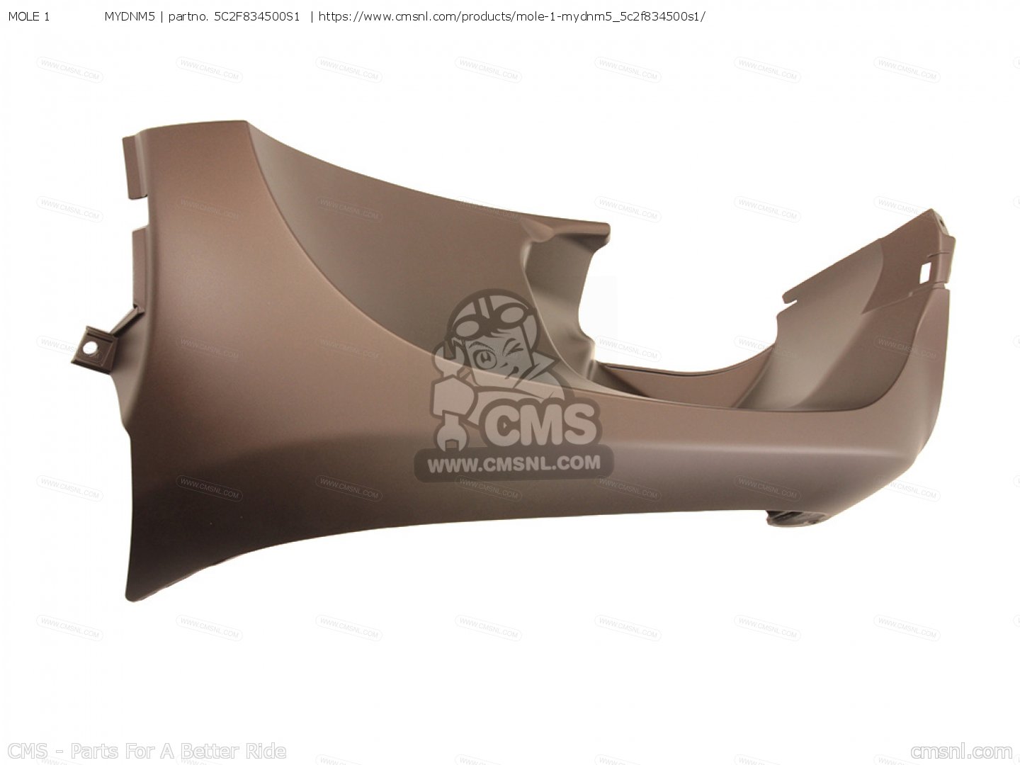 5C2F834500S1: MOLE 1 MYDNM5 Yamaha - buy the 5C2-F8345-00-S1 at CMSNL