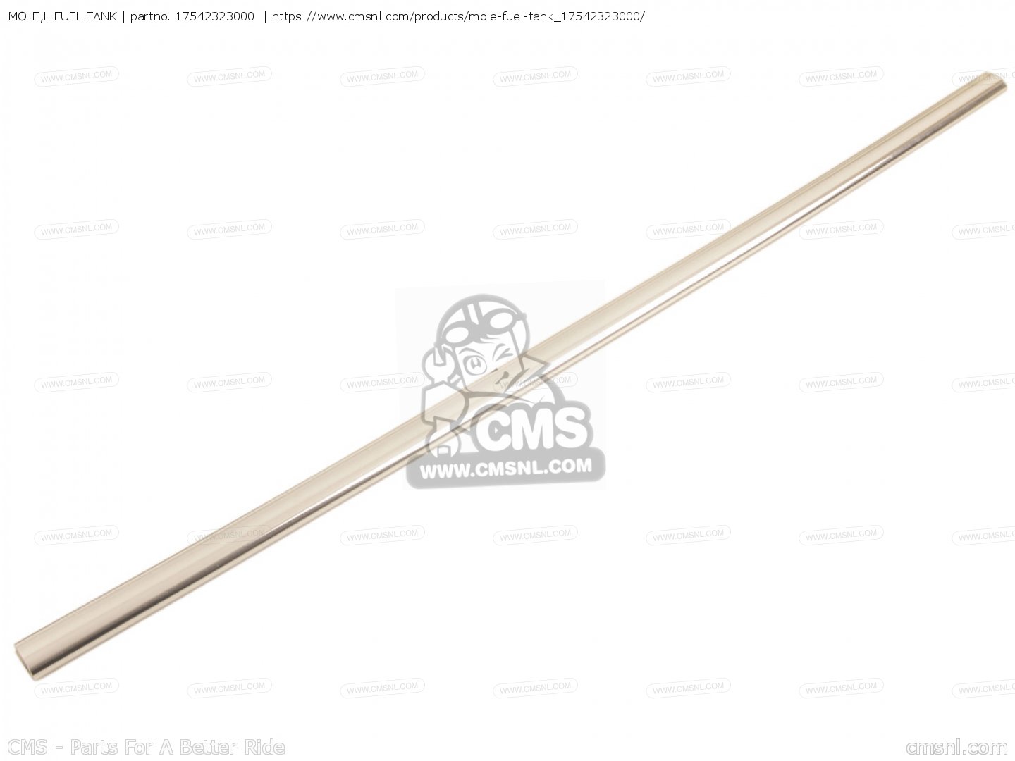 17542323000: MOLE,L FUEL TANK Honda - buy the 17542-323-000 at CMSNL