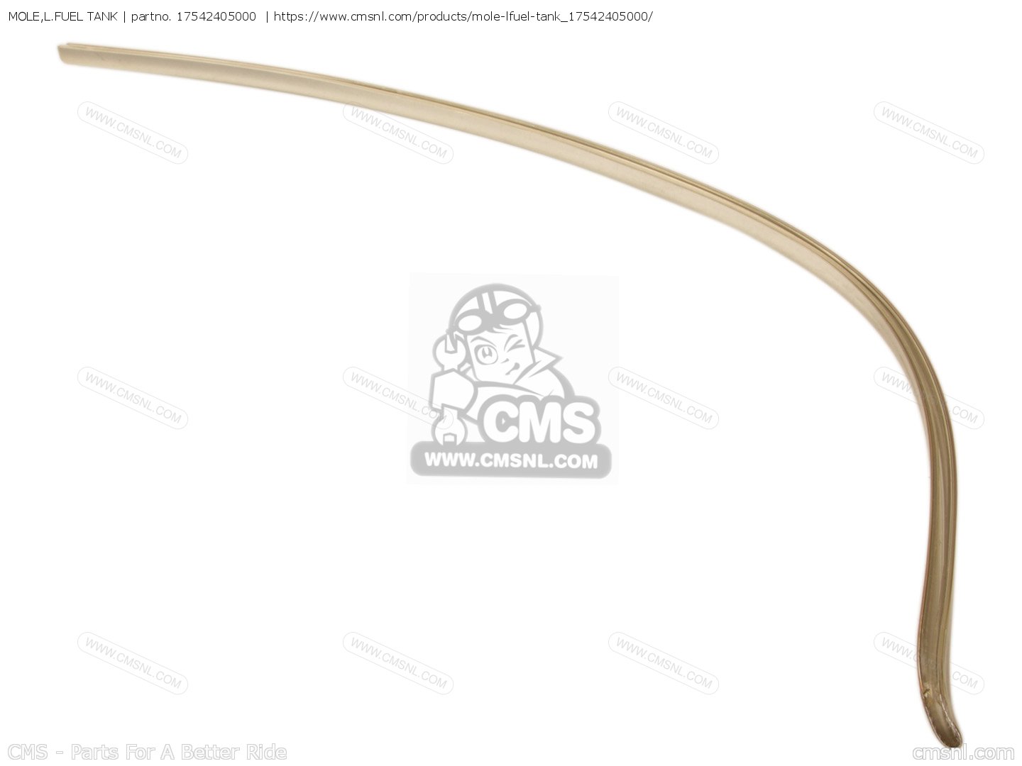 17542405000: MOLE,L.FUEL TANK Honda - buy the 17542-405-000 at CMSNL