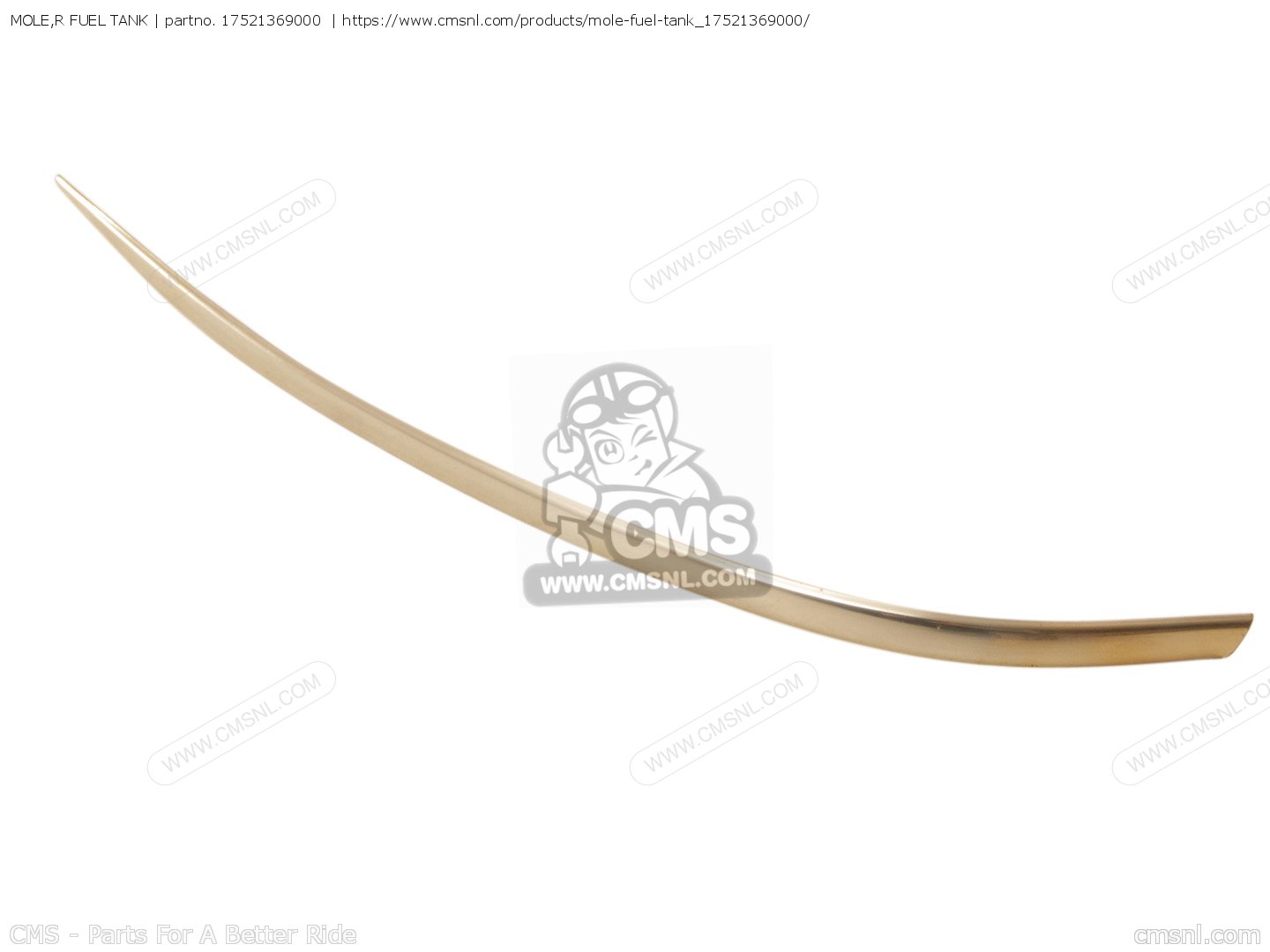 17521369000: Mole,r Fuel Tank Honda - buy the 17521-369-000 at CMSNL