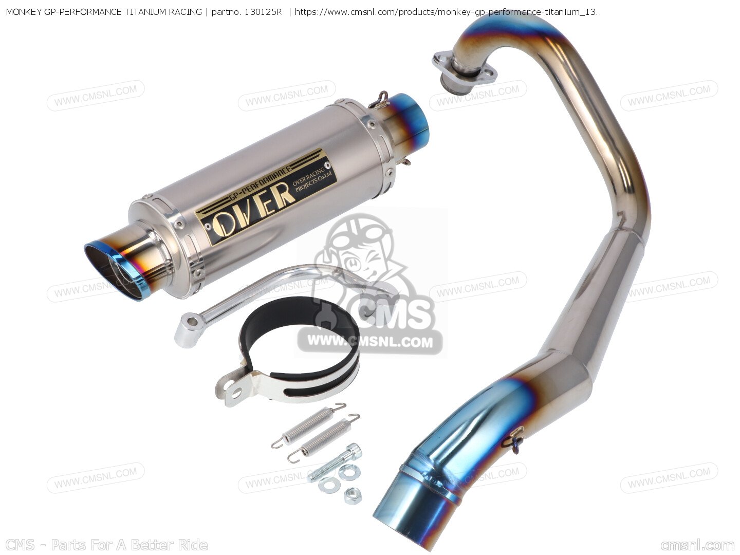 130125R: MONKEY GP-PERFORMANCE TITANIUM RACING Over Racing - buy the 13 ...