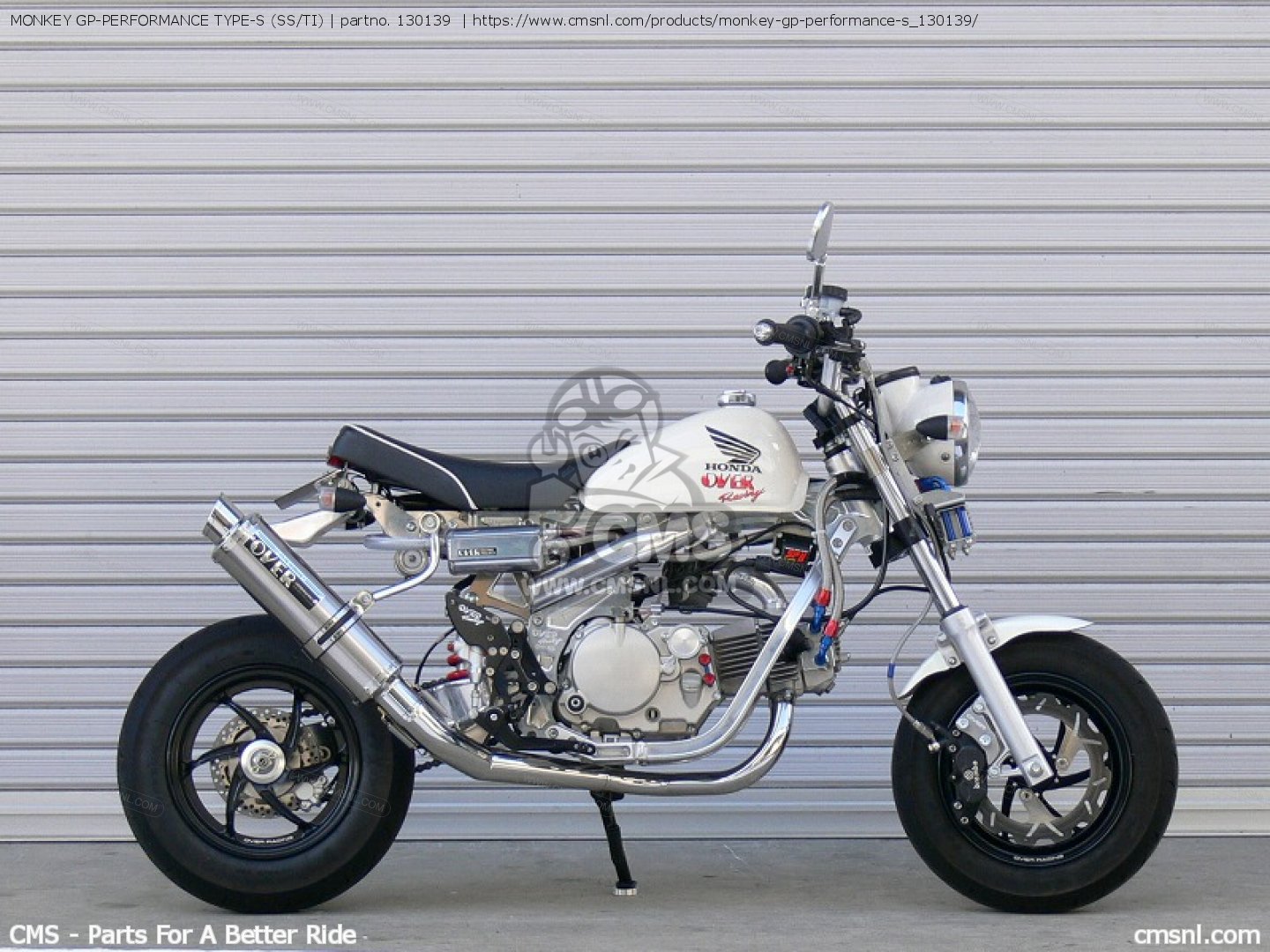 130139: MONKEY GP-PERFORMANCE TYPE-S (SS/TI) Over Racing - buy the 13 ...