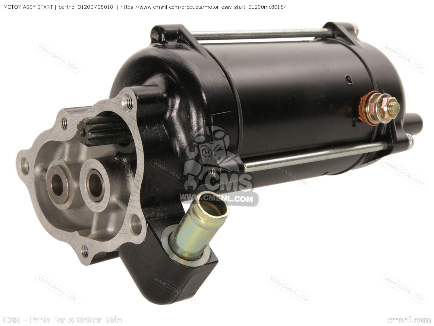 31200MC8018: MOTOR ASSY START Honda - buy the 31200-MC8-018 at CMSNL