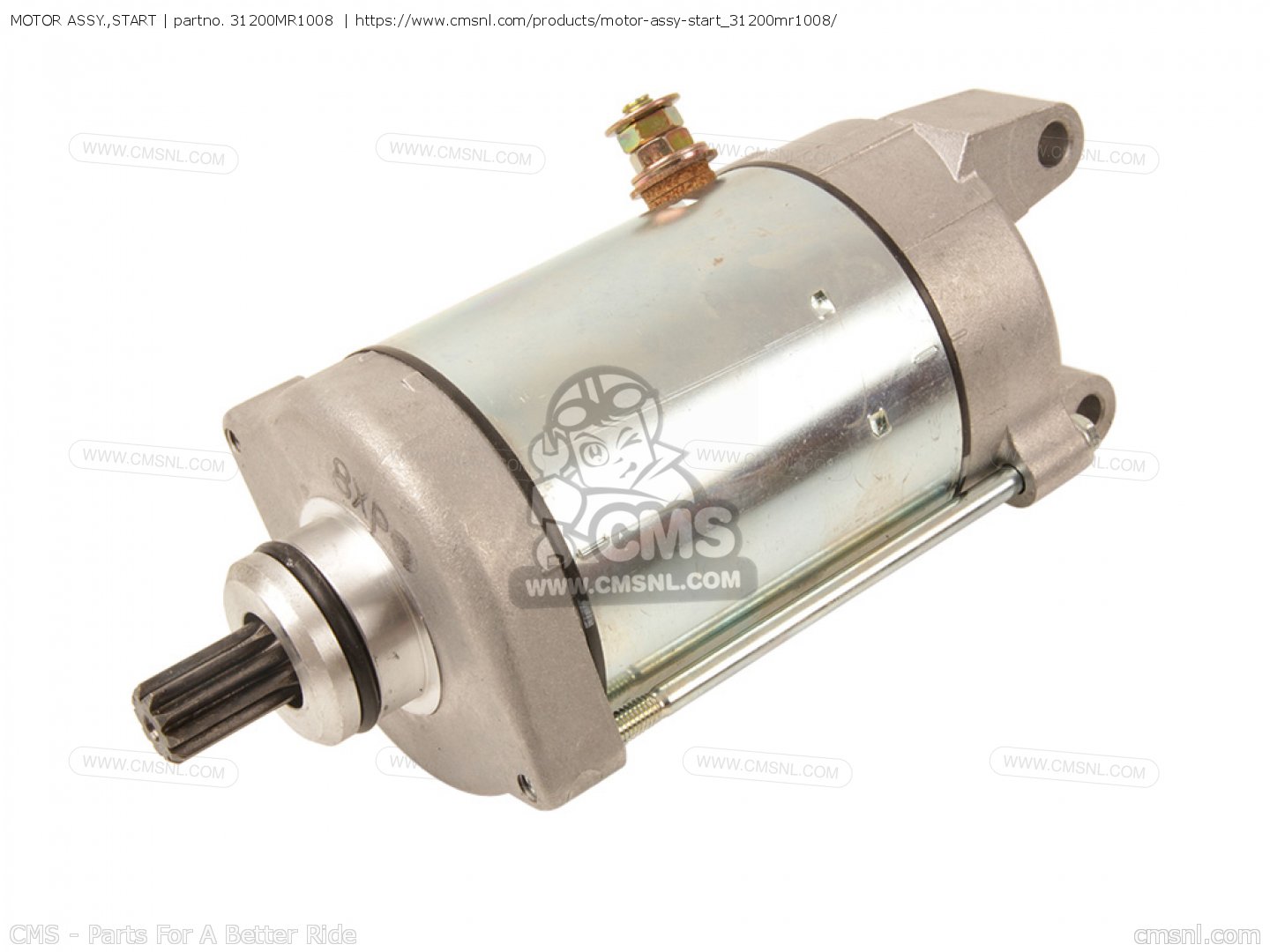 31200MR1008: Motor Assy.,start Honda - buy the 31200-MR1-008 at CMSNL