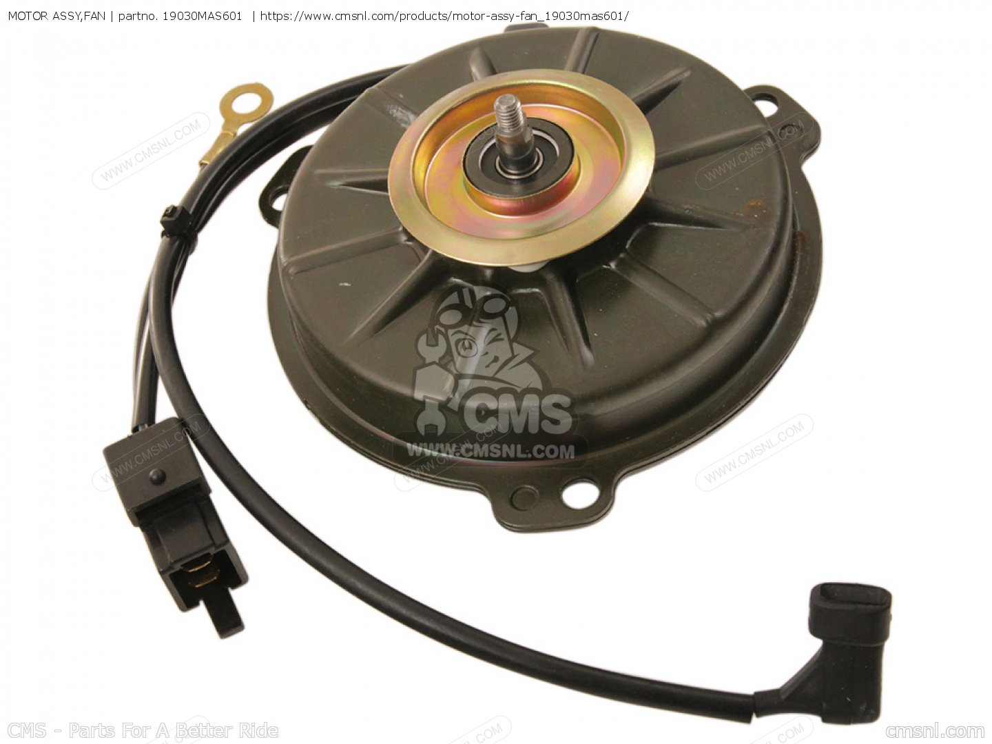 19030MAS601: Motor Assy,fan Honda - buy the 19030-MAS-601 at CMSNL