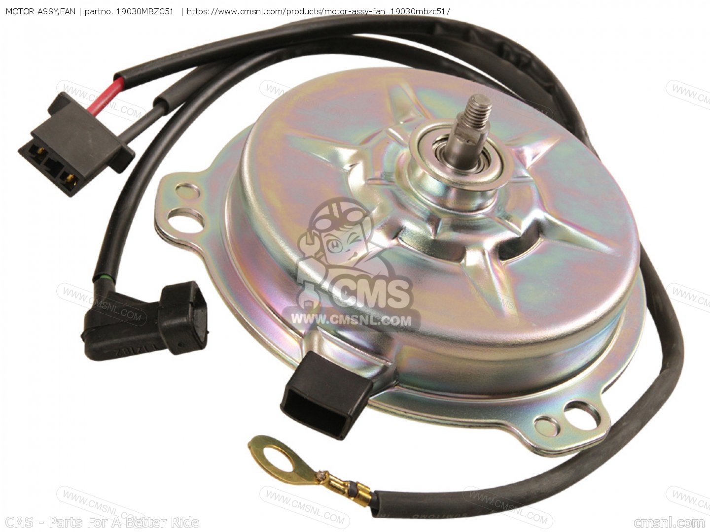 19030MBZC51: MOTOR ASSY,FAN Honda - buy the 19030-MBZ-C51 at CMSNL