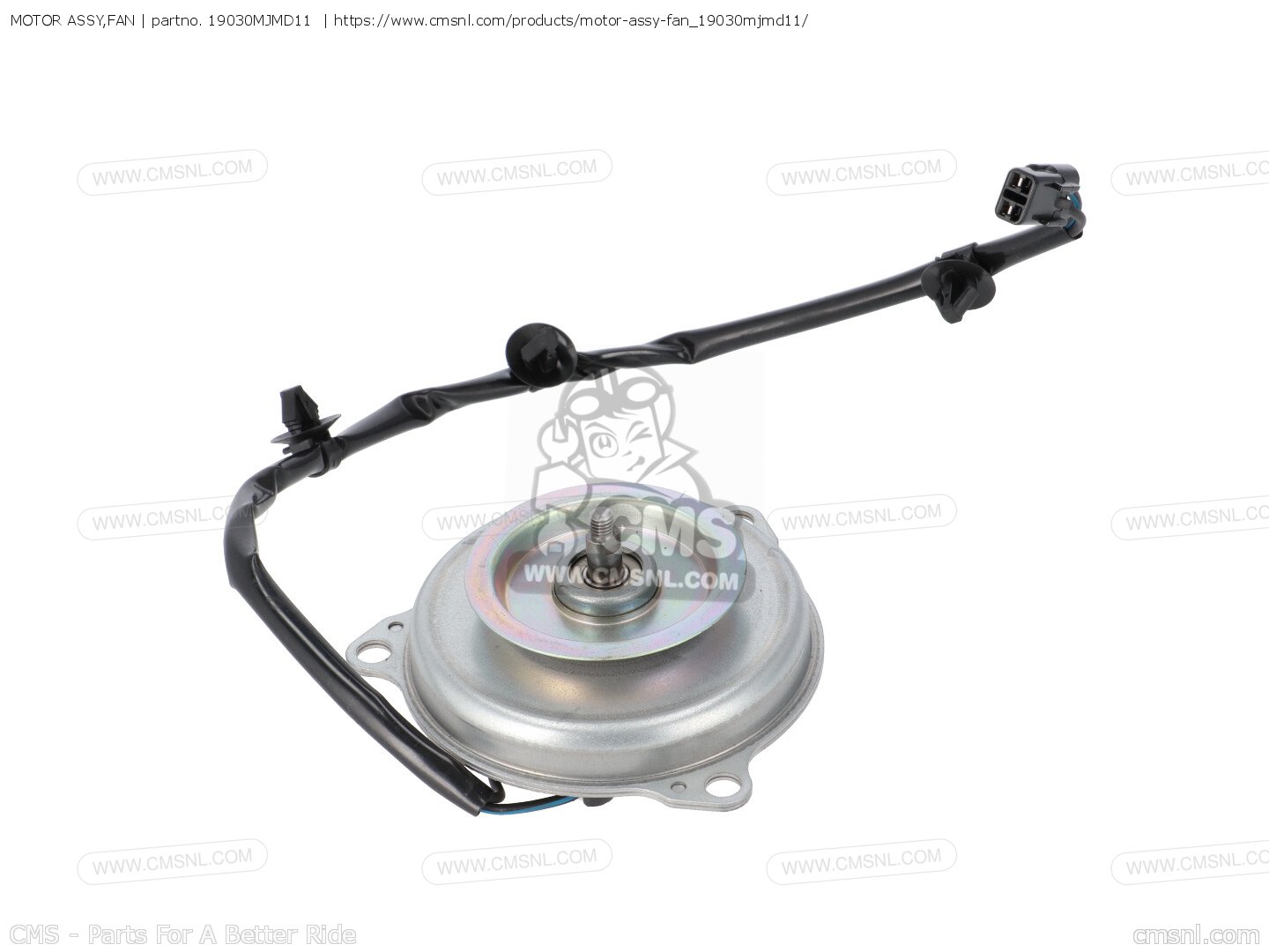 19030MJMD11: MOTOR ASSY,FAN Honda - buy the 19030-MJM-D11 at CMSNL