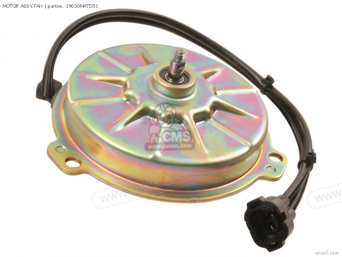 19030MATD51: MOTOR ASSY,FAN Honda - buy the 19030-MAT-D51 at CMSNL