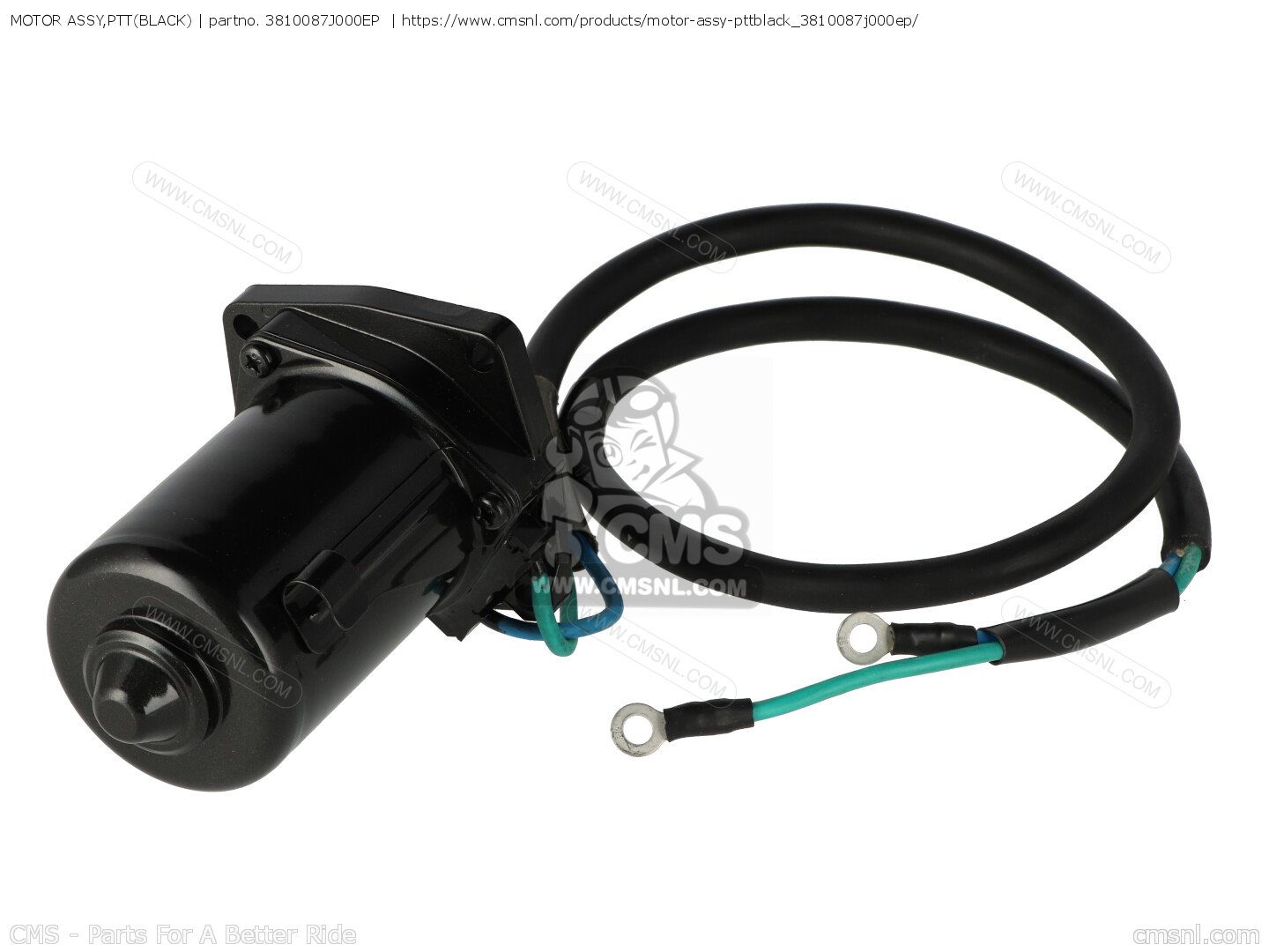 3810087J000EP: MOTOR ASSY,PTT(BLACK) Suzuki - buy the 38100-87J00-0EP ...