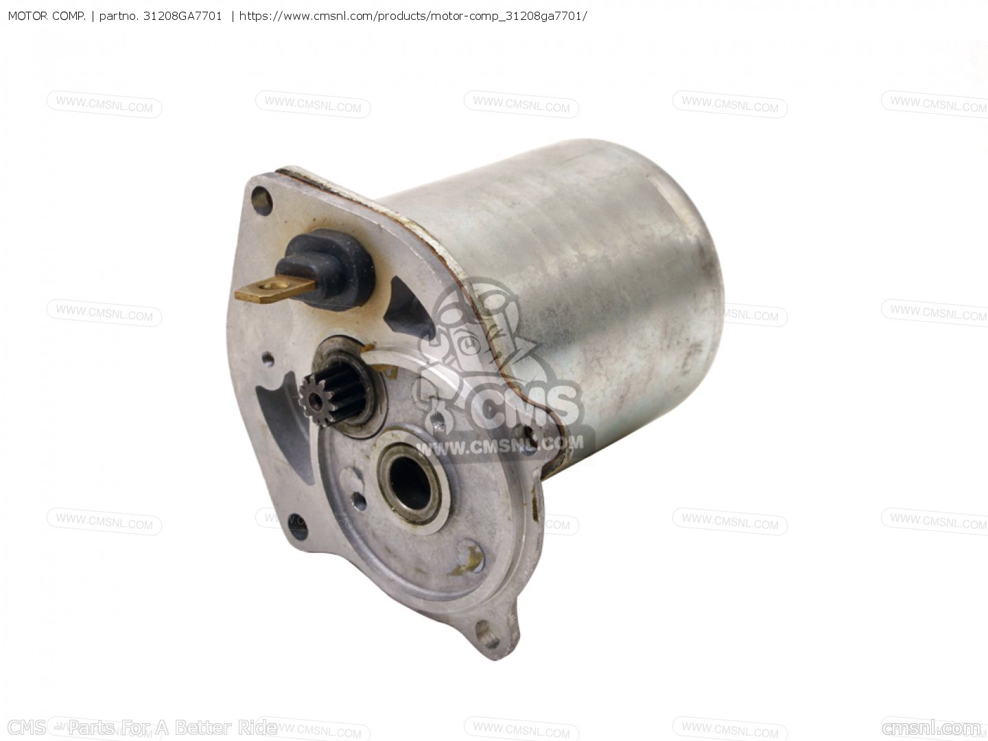 31208GA7701: MOTOR COMP. Honda - buy the 31208-GA7-701 at CMSNL