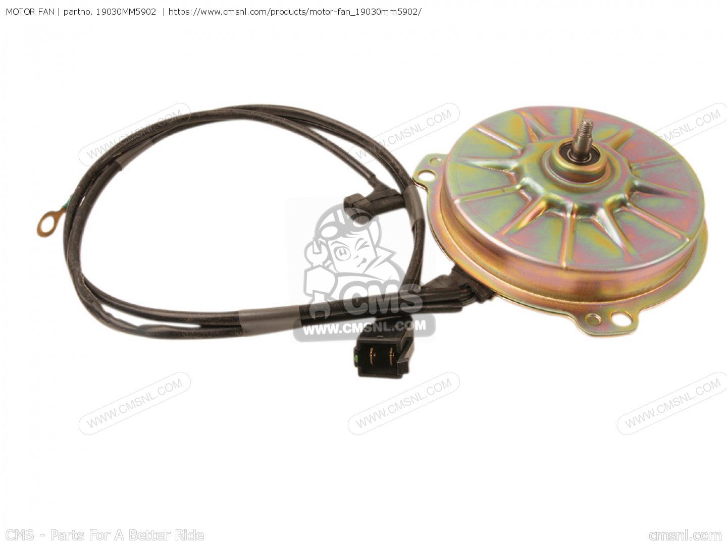 19030MM5902: Motor Fan Honda - buy the 19030-MM5-902 at CMSNL