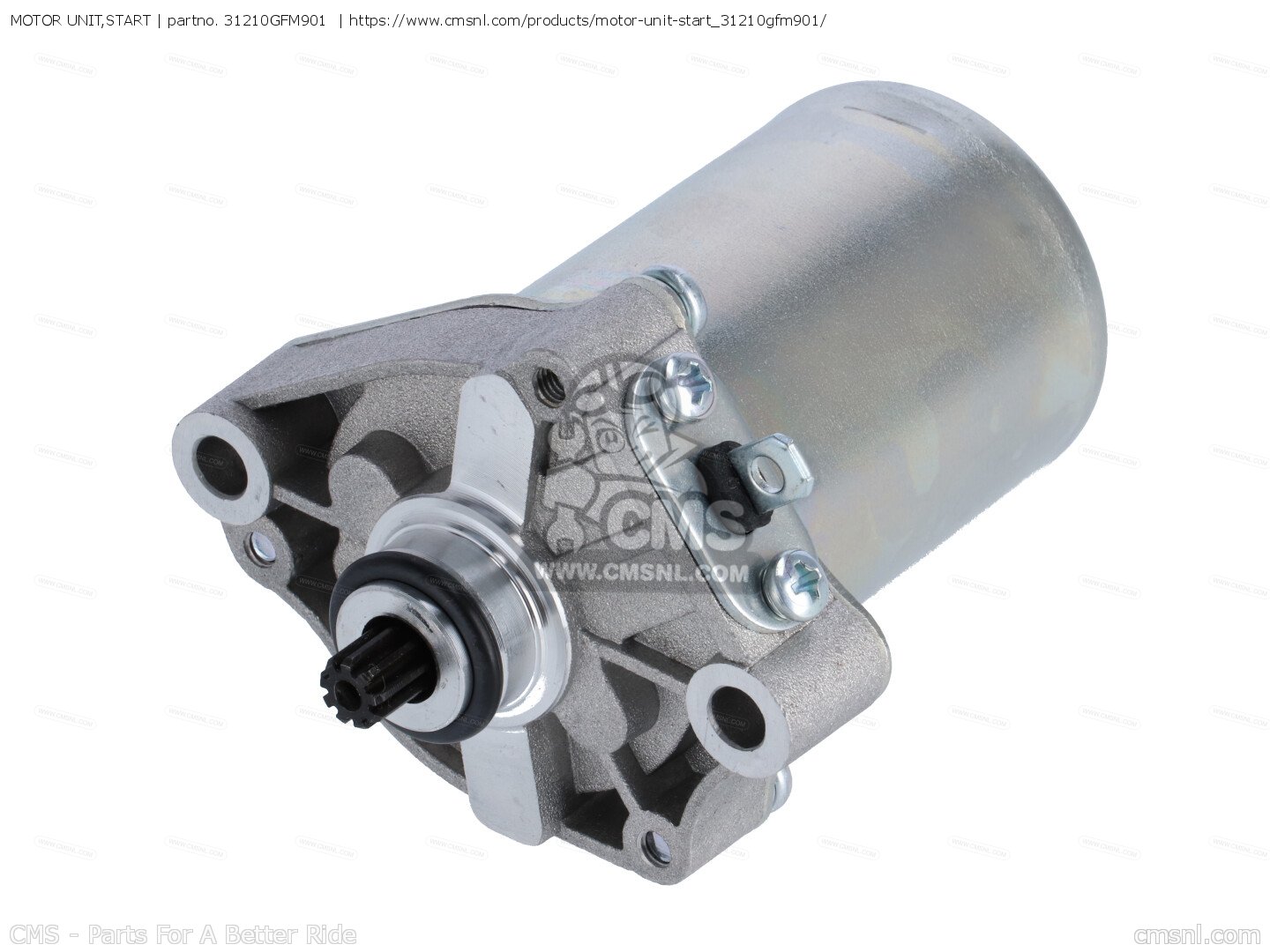 31210GFM901: MOTOR UNIT,START Honda - buy the 31210-GFM-901 at CMSNL