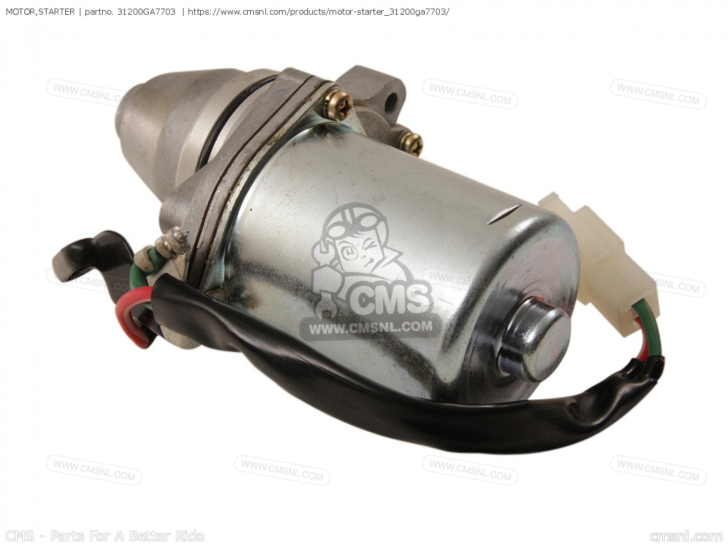 31200GA7703: MOTOR,STARTER Honda - buy the 31200-GA7-703 at CMSNL