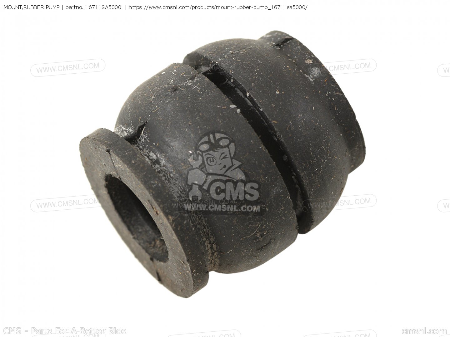 16711SA5000: MOUNT,RUBBER PUMP Honda - buy the 16711-SA5-000 at CMSNL