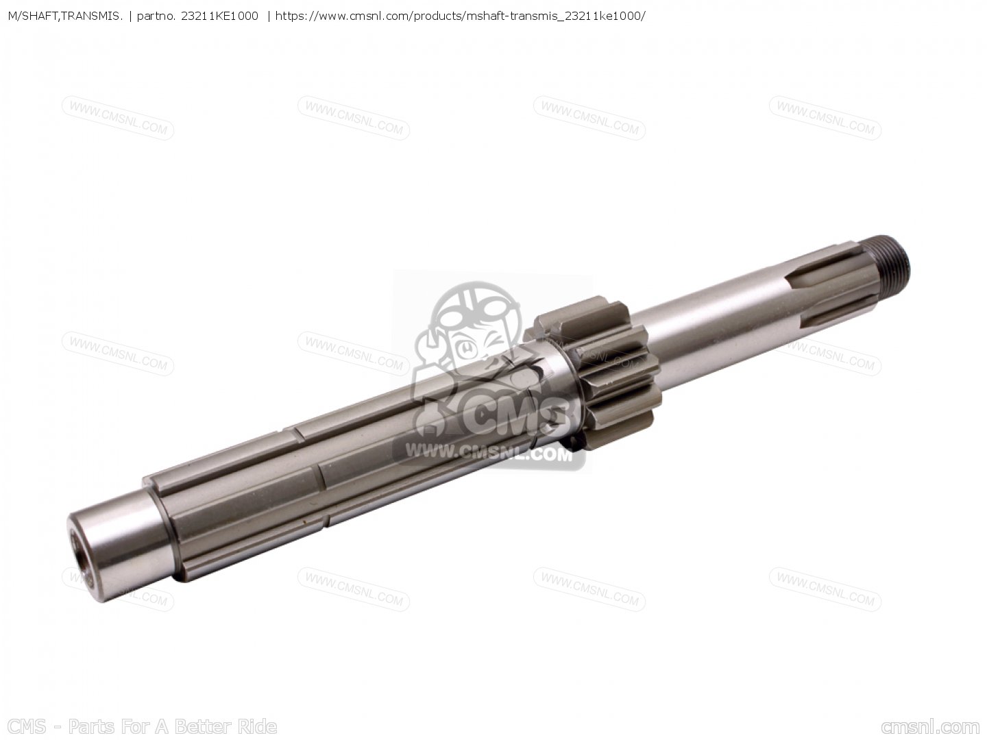 23211KE1000: M/SHAFT,TRANSMIS. Honda - buy the 23211-KE1-000 at CMSNL