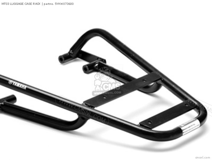 5YKW073600: MT03 LUGGAGE CASE RACK Yamaha - buy the 5YK-W0736-00-00 at ...