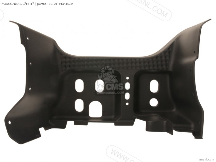 80121HN0A10ZA: MUDGUARD R,C*NH1* Honda - buy the 80121-HN0-A10ZA at CMSNL