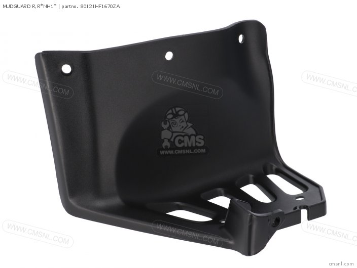 80121HF1670ZA: MUDGUARD R,R*NH1* Honda - buy the 80121-HF1-670ZA at CMSNL