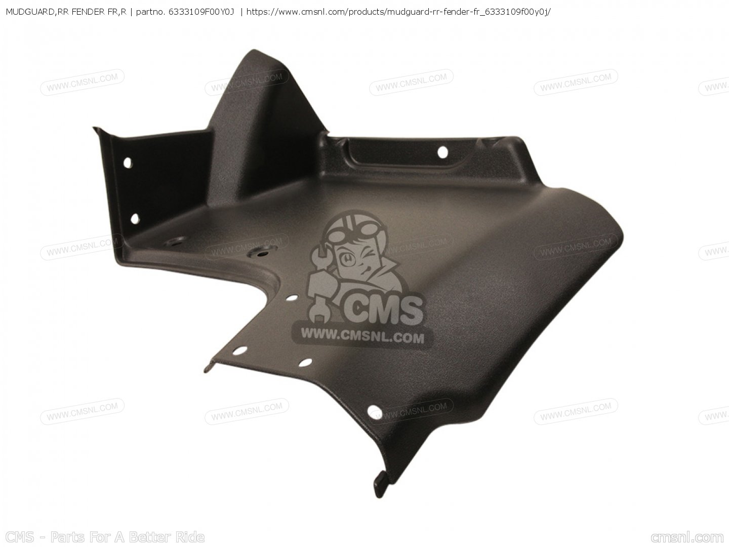 6333109F00Y0J: Mudguard,rr Fender Fr,r Suzuki - buy the 63331-09F00-Y0J ...