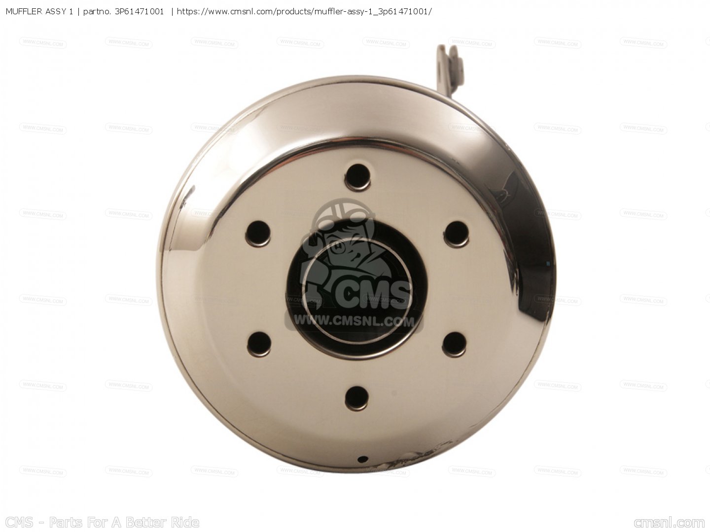 3P61471001: MUFFLER ASSY 1 Yamaha - buy the 3P6-14710-01-00 at CMSNL