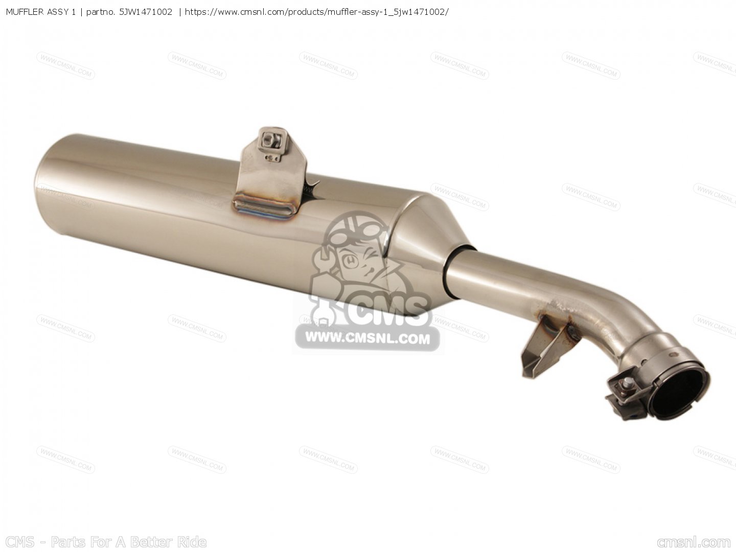 MUFFLER ASSY 1 for FJR1300 2004 5JWG HOLLAND 1C5JW-300E1 - order at CMSNL