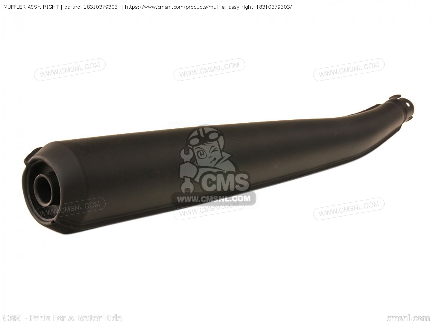 18310379303: MUFFLER ASSY. RIGHT Honda - buy the 18310-379-303 at CMSNL
