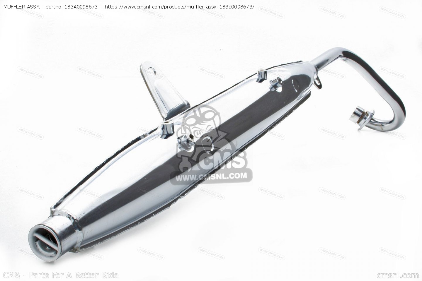 183A0098673: Muffler Assy. Honda - buy the 183A0-098-673 at CMSNL