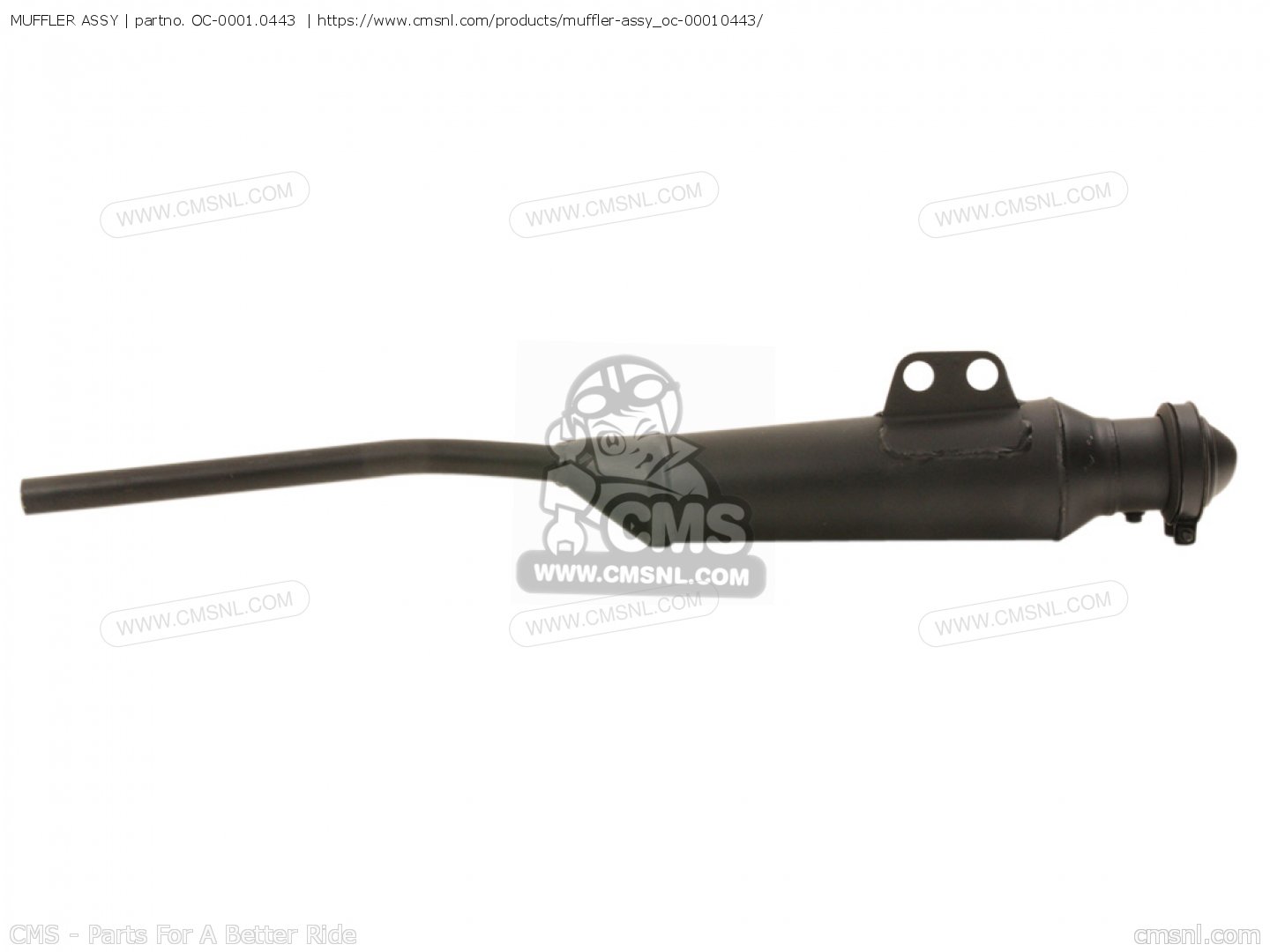 OC-0001.0443: Muffler Assy Kawasaki , an alternative for 18001-1166 ...