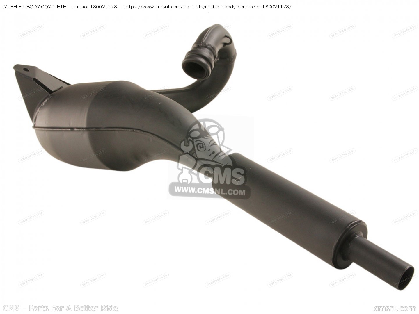 180021178: MUFFLER BODY,COMPLETE Kawasaki - buy the 18002-1178 at CMSNL